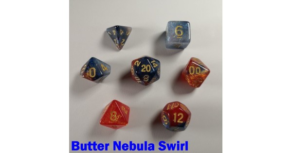 Cosmic Butter Nebula Swirl